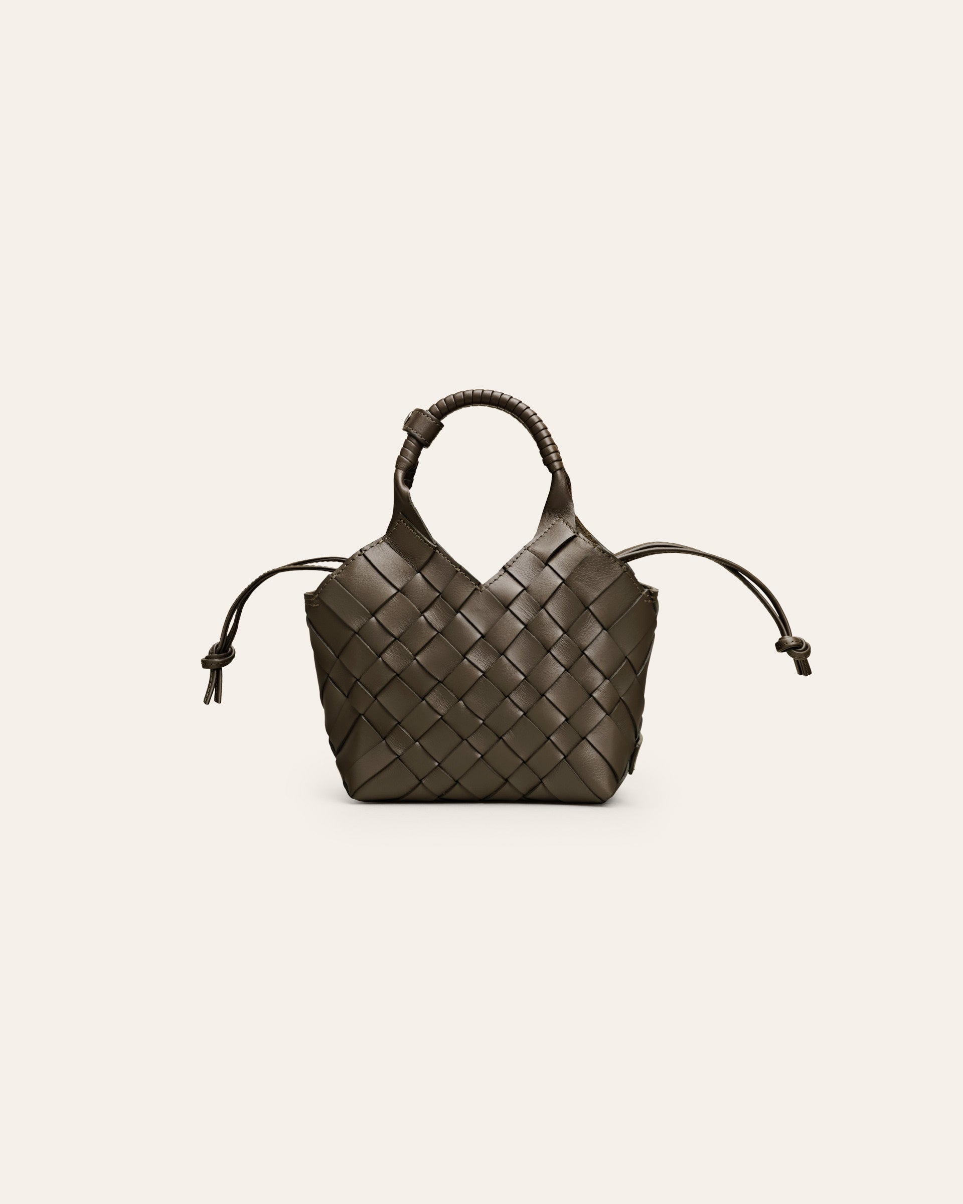 Cala Jade - Misu mini leather shoulder bag - Kombu Green