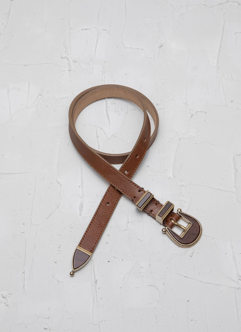 Cala Jade MOON Belt Nutmeg Gold