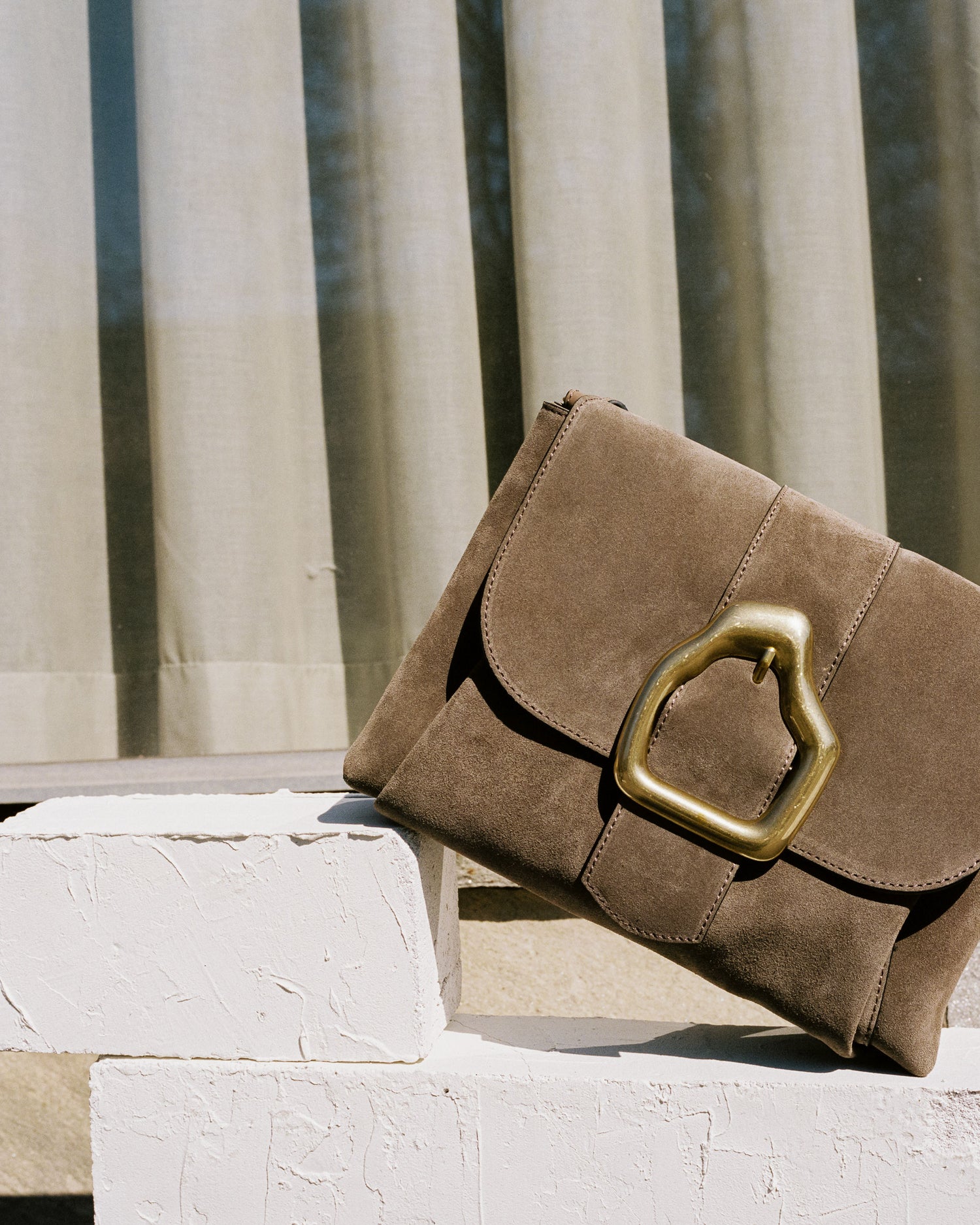 Cala Jade NAMI Fungi Suede Shoulder bag